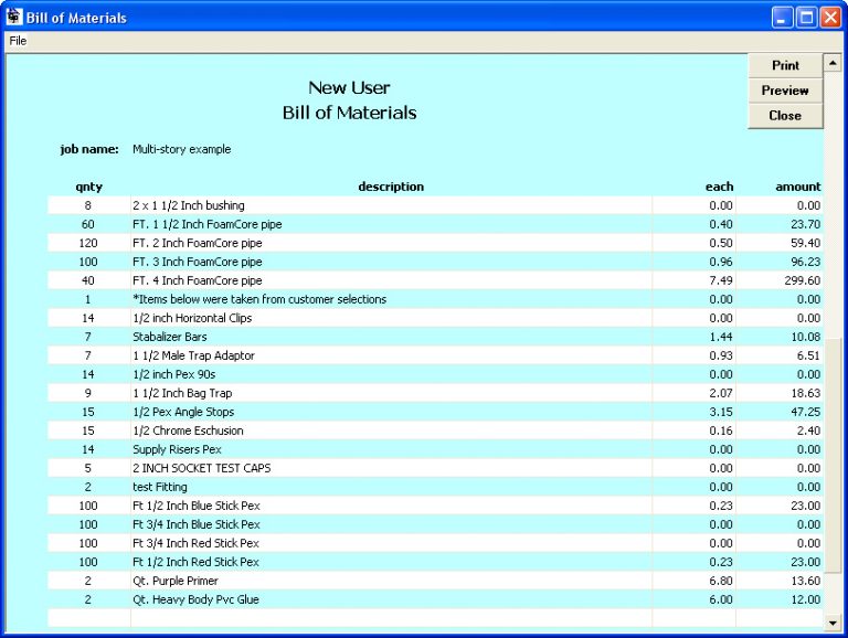 Pipe Fittings Calculator - QuickPlumb
