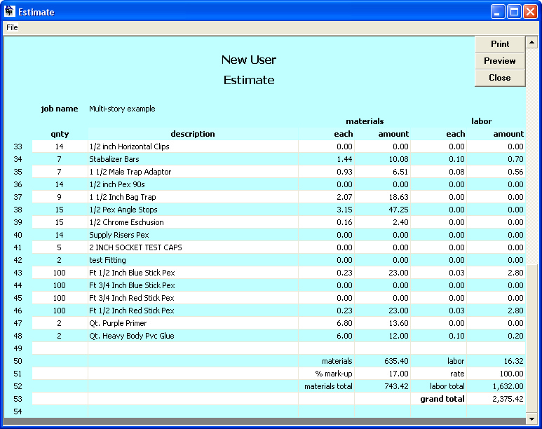 Pipe Fittings Calculator - QuickPlumb